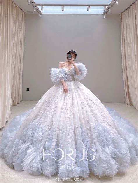 Forus Bride｜试纱分享 微博：forus婚纱 Vestidos De Novia Vestido Para Fiesta De 15 Años Ver Vestidos