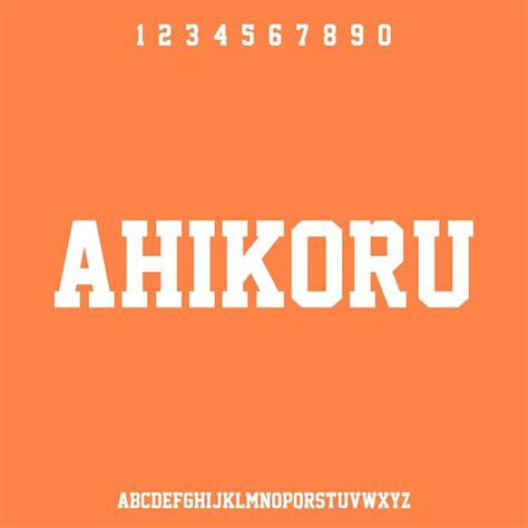 Premium Vector Modern Futuristic Alphabet Font Vector