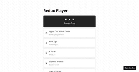 Redux From Scratch Codesandbox
