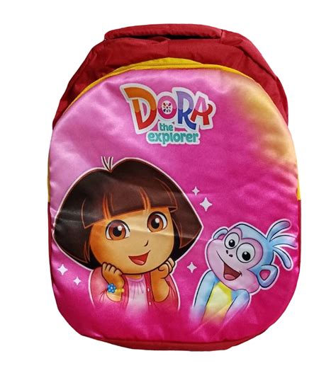 Dora Cartoon Print Polyester School Bag At ₹ 150piece Polyester School Bag In North 24