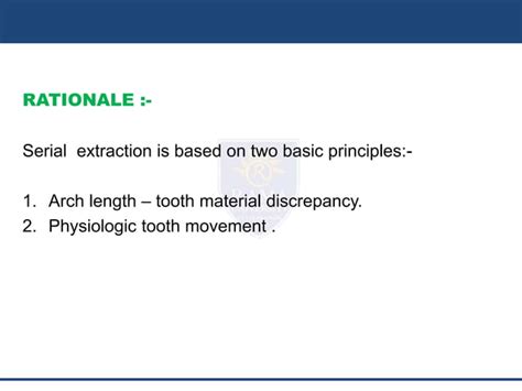 Serial Extraction Slideshare Pptx Dental Health Diseases And Conditions