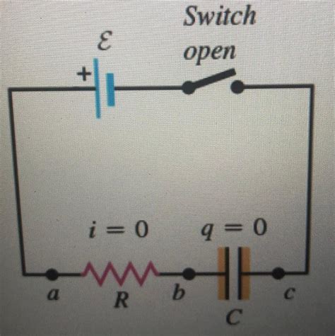 Solved You Connect A Battery Resistor And Capacitor As In Chegg Com