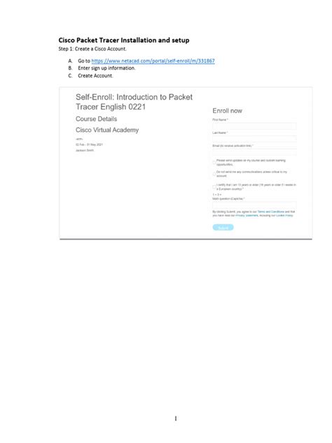 Getting Started With Packet Tracer N Pdf Network Switch Ip Address