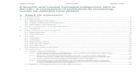 Docx Estuarine And Coastal Managed Realignment Dokumentips