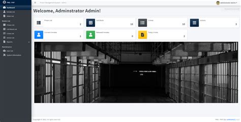 Prison Management System In PHP OOP Free Source Code SourceCodester