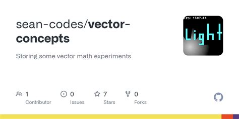 GitHub Sean Codes Vector Concepts Storing Some Vector Math Experiments