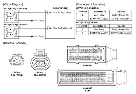 Hyundai Elantra Cvvt Oil Control Valve Ocv Schematic Diagrams