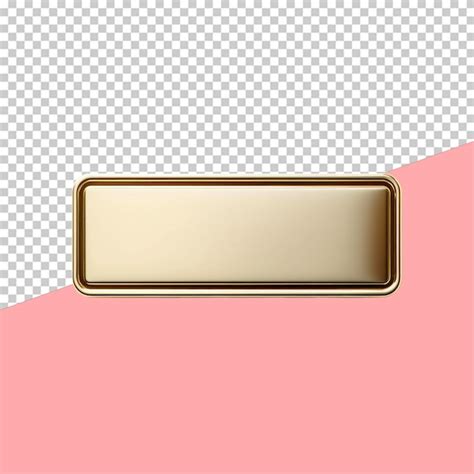 Premium Psd Blank Nameplate