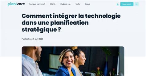 Comment Intégrer La Technologie Dans Une Planification Stratégique