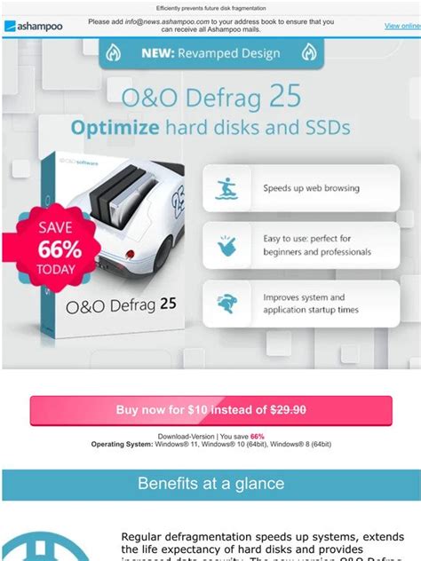 Ashampoo Oando Defrag 25 Pro Optimize Hard Disks And Ssds Milled