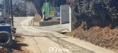 [포토] 태안 D 건설업체의 불법 고압 송전선로 매설 공사 논란