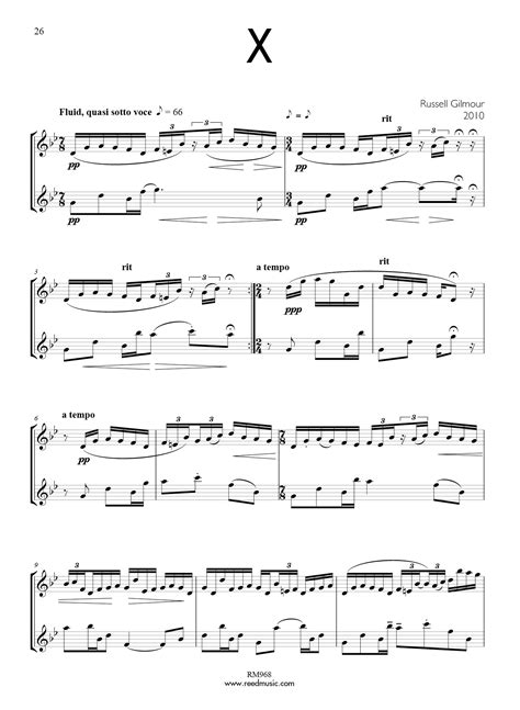 Saxophone Duets Reed Music