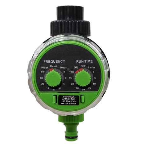 Aqualin Electronic Watering Timer Two Dial Hose Watering Timer Garden