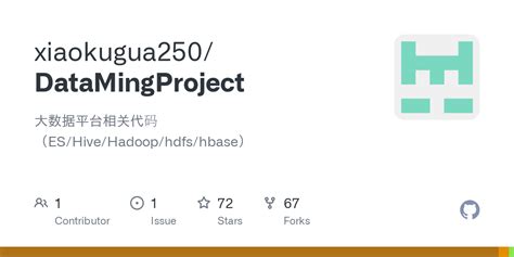 GitHub xiaokugua DataMingProject 大数据平台相关代码ES Hive Hadoop hdfs hbase