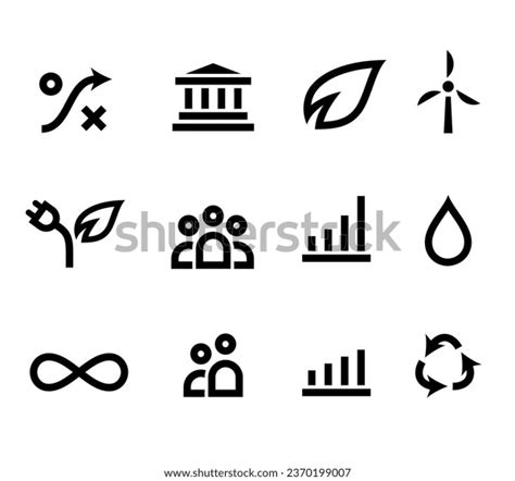 Vector Editable Stroke Line Design Set Stock Vector Royalty Free Shutterstock