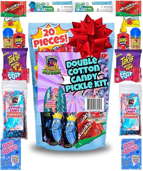 Cotton Candy Pickle Kit For 2 20 Pieces 2 X Cotton Candy