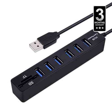 6 Port USB 3 0 HUB With Card Reader Ido Lk