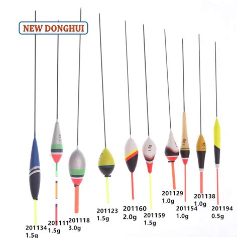 Newdonghui 10pcs Pack Fishing Float Fishing Bobber Balsa Wood Material Mixed Sizes And Different