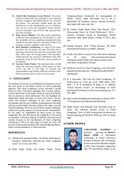 Security Threat Issues And Countermeasures In Cloud Computing Pdf Cloud Computing Internet