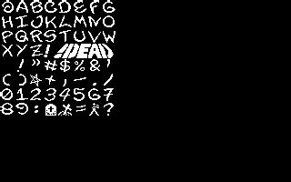 CSDb Dead X Font By Cupid
