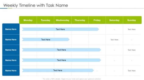 Scrum Techniques Deployed Agile Members It Weekly Timeline With Task