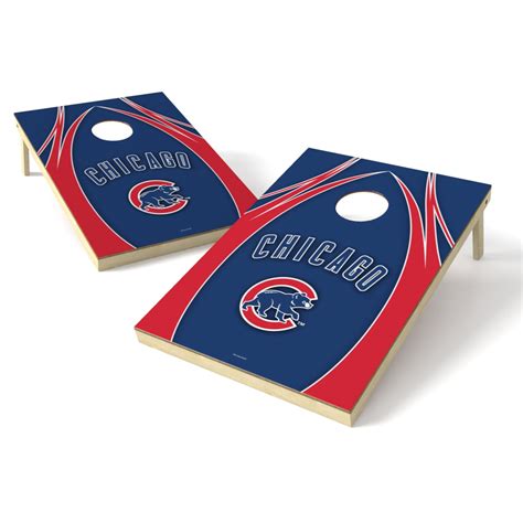 Chicago Cubs 2 X 3 Logo Shield Cornhole Board Tailgate Toss Set