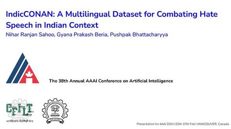 Indicconan A Multilingual Dataset For Combating Hate Speech In Indian Context Underline