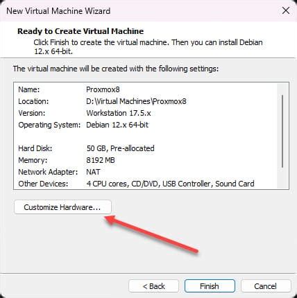Install Proxmox In VMware Workstation Pro