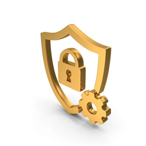 Privacy Settings Icon Gold Png Images And Psds For Download Pixelsquid S119686332