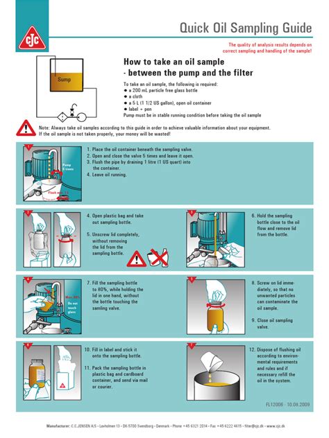 Quick Oil Sampling Guide Cjc Pdf