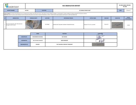 Eh Hdo Hse01 For 034 Hse Observation Report Sec Rabigh 14 Dec 2023 Pdf