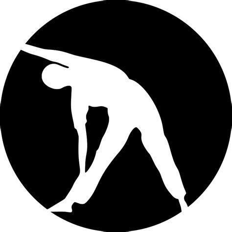 Workout Class Logotype Concept Free Vector Silhouettes On