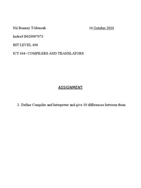 compilers and interpreter pdf computer program programming