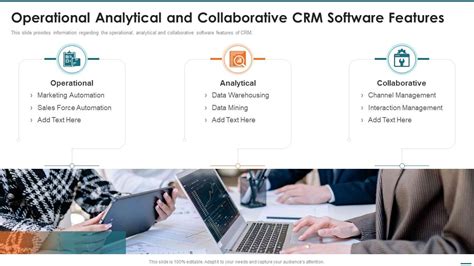 operational analytical and collaborative crm software features crm