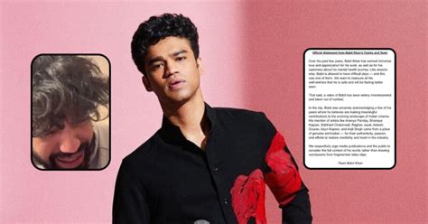 After A Concerning Video Family Of Babil Khan Issues Statement