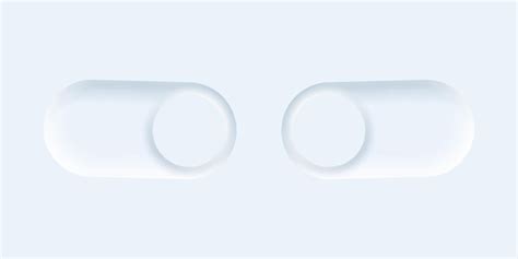premium vector vector neumorphic style toggle button set for ui design