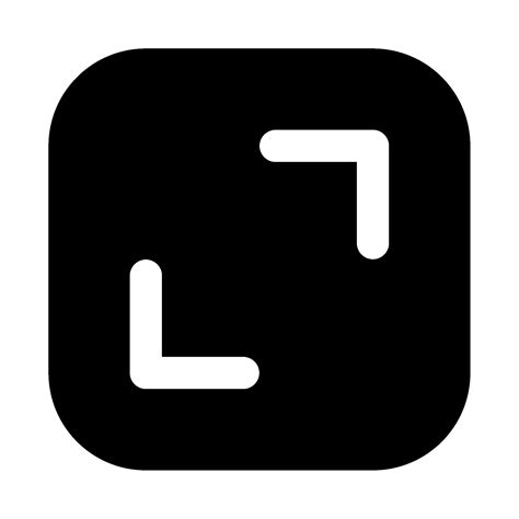 Fullscreen Icon For Uiux Web App Infographic Etc Vector Art At Vecteezy