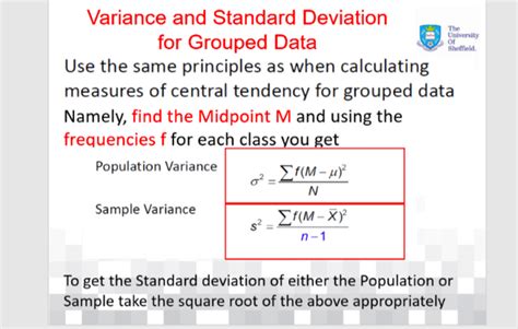 Population Variance Vs Sample Variance Why The Formula Difference R