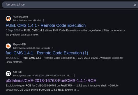 vulnerability capstone exploiting fuel cms 1 4 a walkthrough of cve