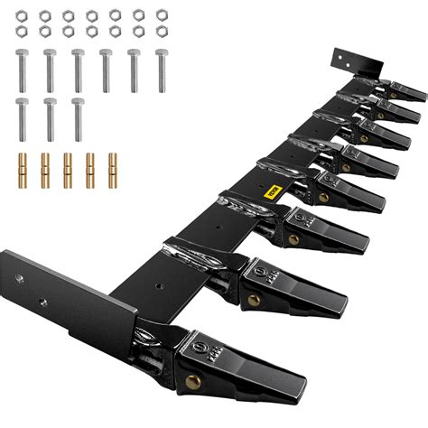 Vevor Bucket Tooth Bar 72 Inside Bucket Width Tractor Bucket Teeth 9 84 Teeth Space Tooth