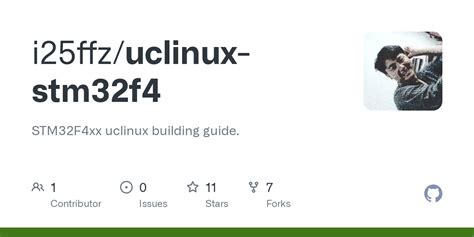 GitHub I Ffz Uclinux Stm F STM F Xx Uclinux Building Guide