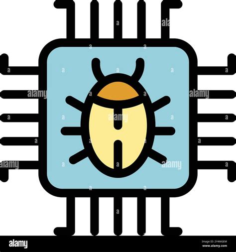 Cyber Security Threat Concept With A Bug Appearing On A Cpu Processor