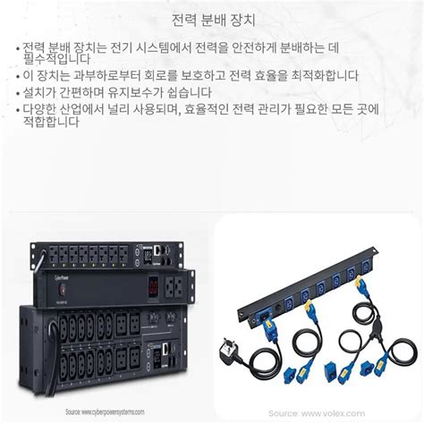 전력 분배 장치 작동 방식 응용 프로그램 및 장점