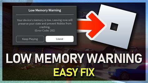 Easy Fixes For Roblox Low Memory Warning Error On Windows — Tech How