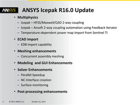 Ansys Icepak R Update P PDF Graphics Software Computer Software And Applications