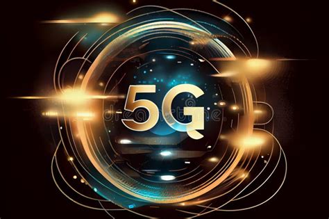 5g Network Wireless Internet Wi Fi Connection Stock Illustration