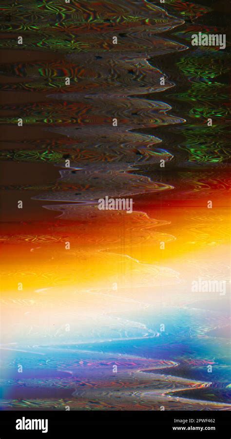 Color Glitch Background Static Noise Texture Wave Stock Photo Alamy