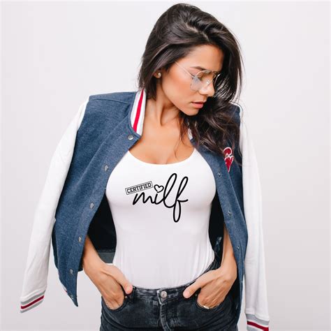 Certified Milf Svg Certified Milf Milf Cricut Certified Milf Svg Etsy