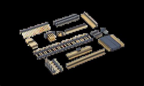 2 0mm Pitch Dual Row 2 5pin 90 Degree Pin Header Connector Soulin