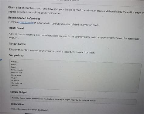 Solved Write A Bash Script Which Does Just One Thing Saying Chegg